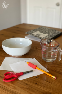 Disappearing Paper: A Simple Science Lesson - Thoughtfully Sustainable
