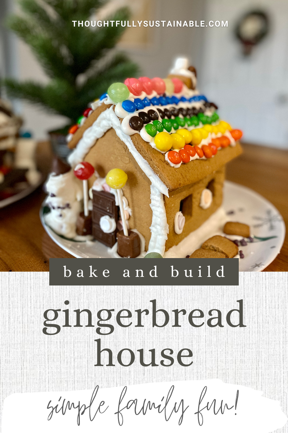 Simple Bake and Build Gingerbread House Activity for Families ...