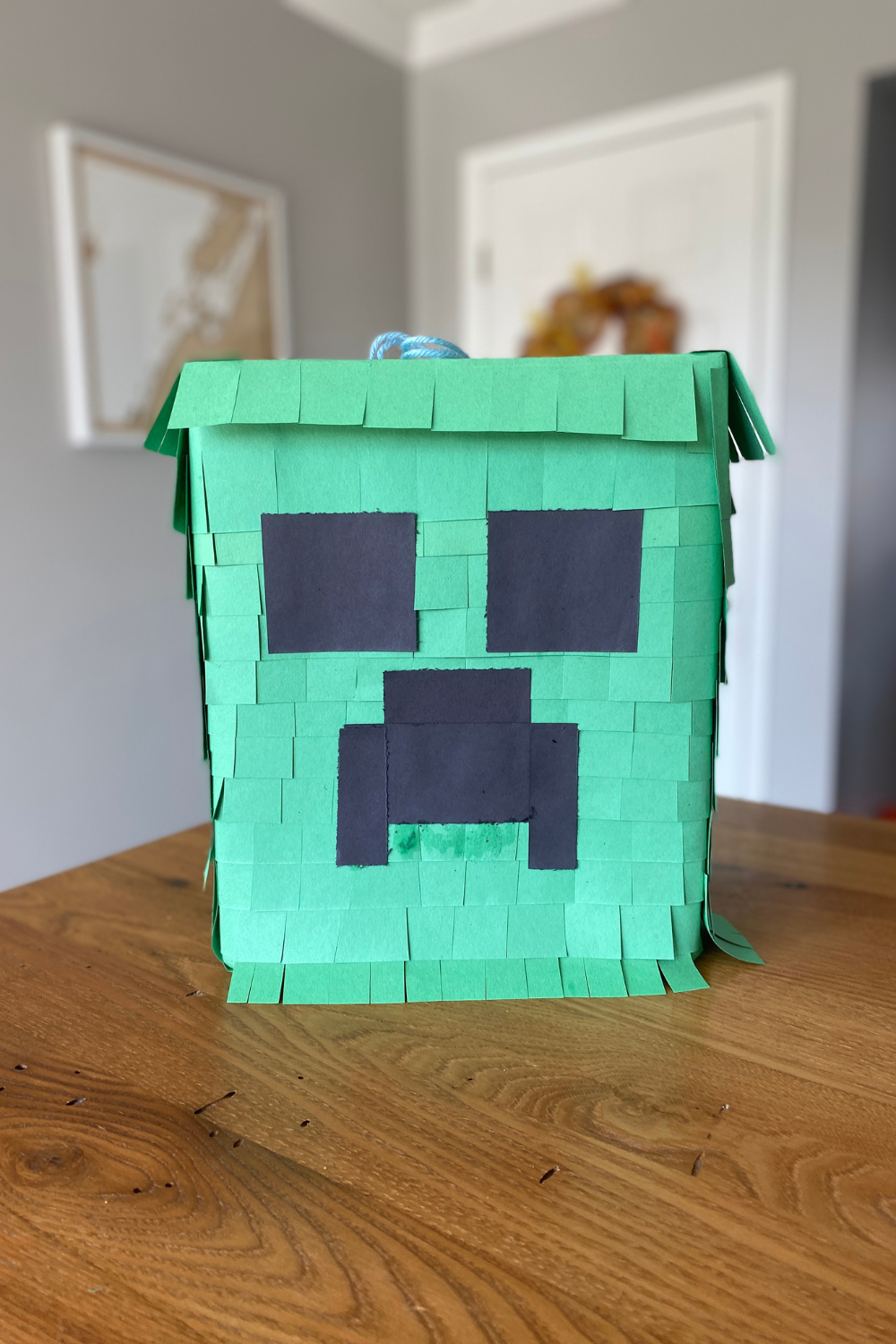 How to Make an Easy DIY Minecraft Creeper Piñata + 3 Free Piñata Filler ...